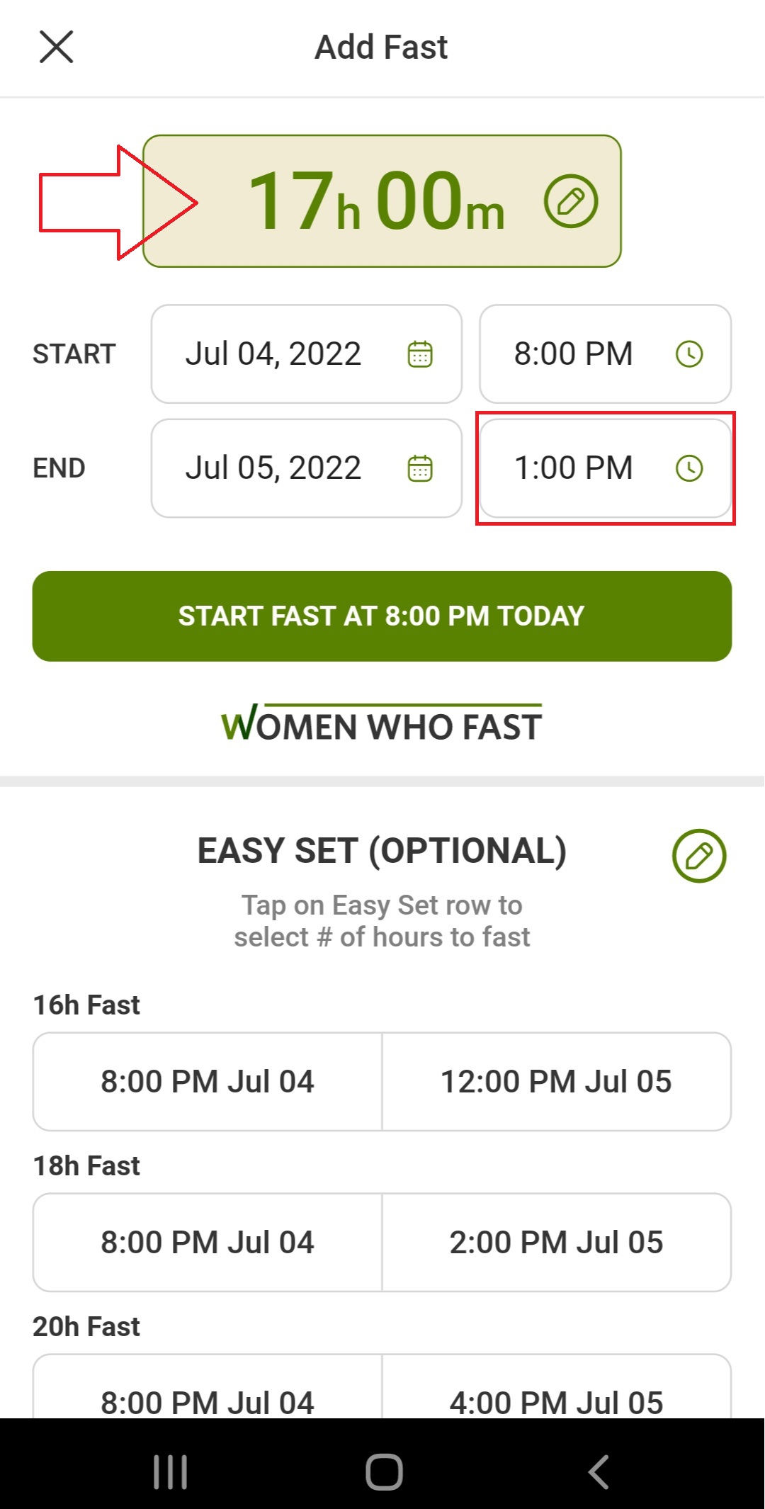 How To Customize Your Fasts On The App - Women Who Fast