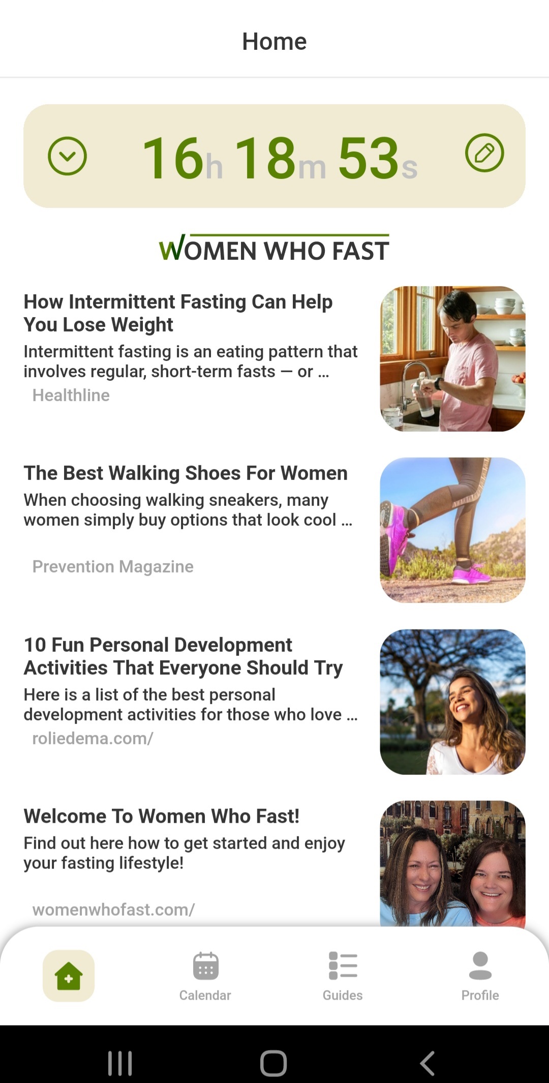 How To Find Fasting Information On The App - Women Who Fast