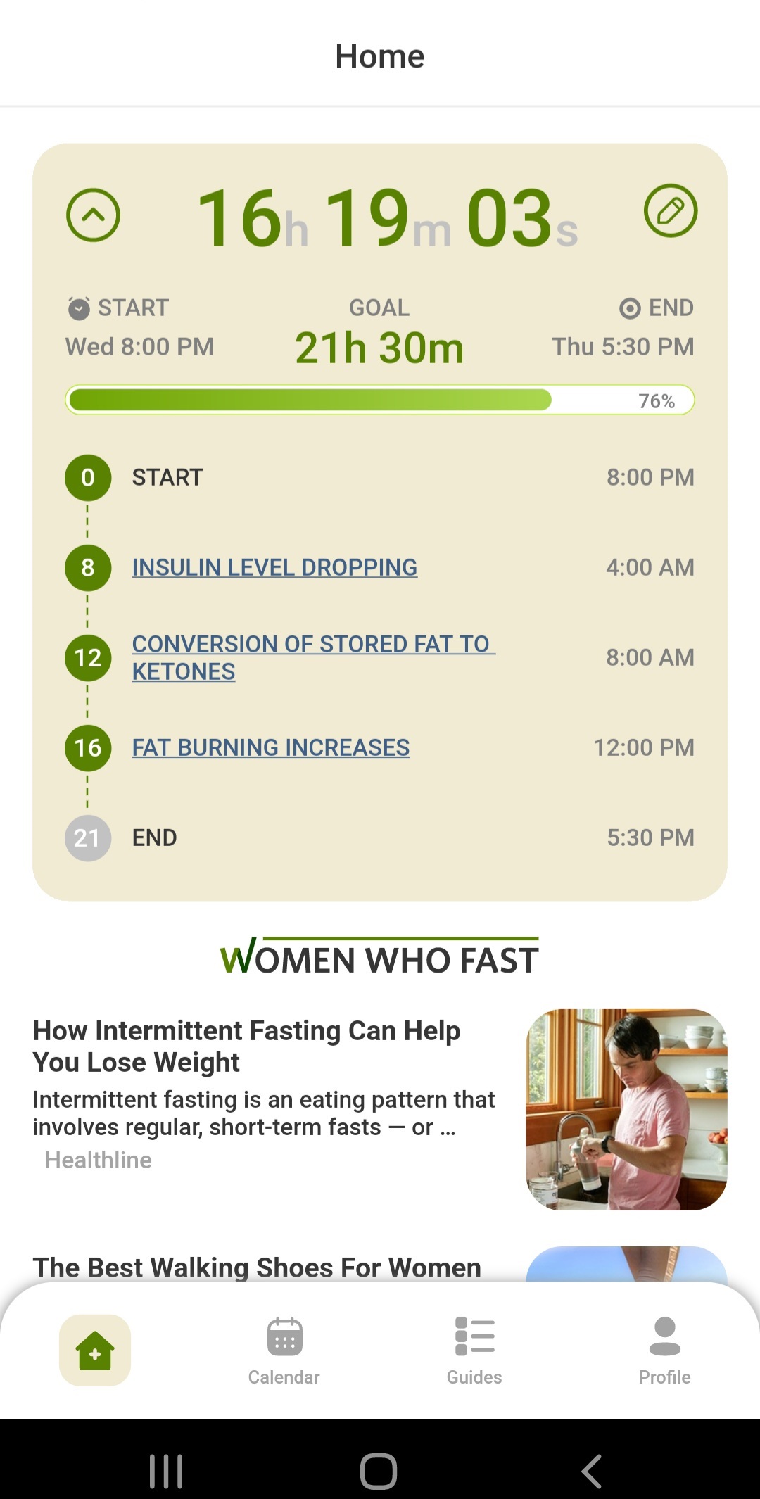 How To Find Fasting Information On The App - Women Who Fast