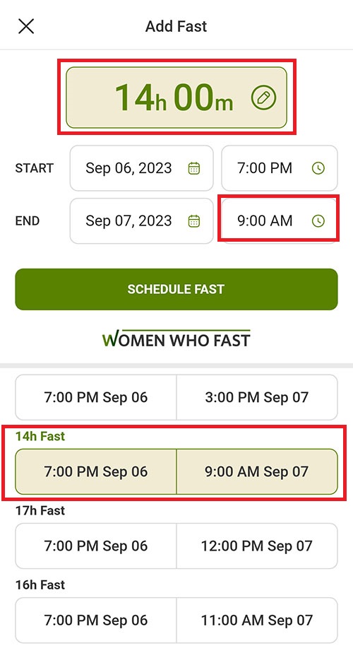 Intermittent Fasting Calculator - Women Who Fast app - Women Who Fast