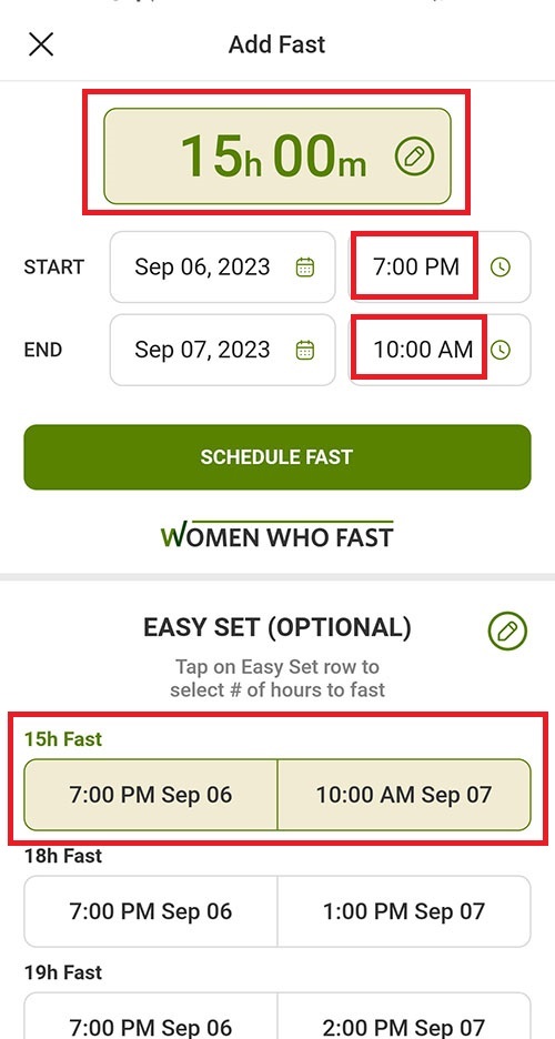 Intermittent Fasting Calculator - Women Who Fast app - Women Who Fast